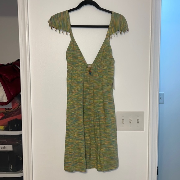 LaRok | Dresses | Larok Y2k Embellished Cotton Dress | Poshmark